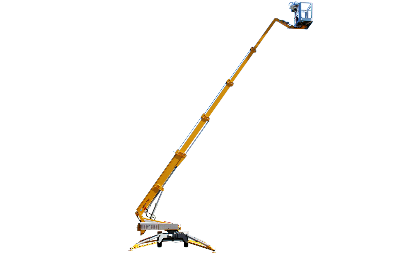 trailer lifts with telescopic boom