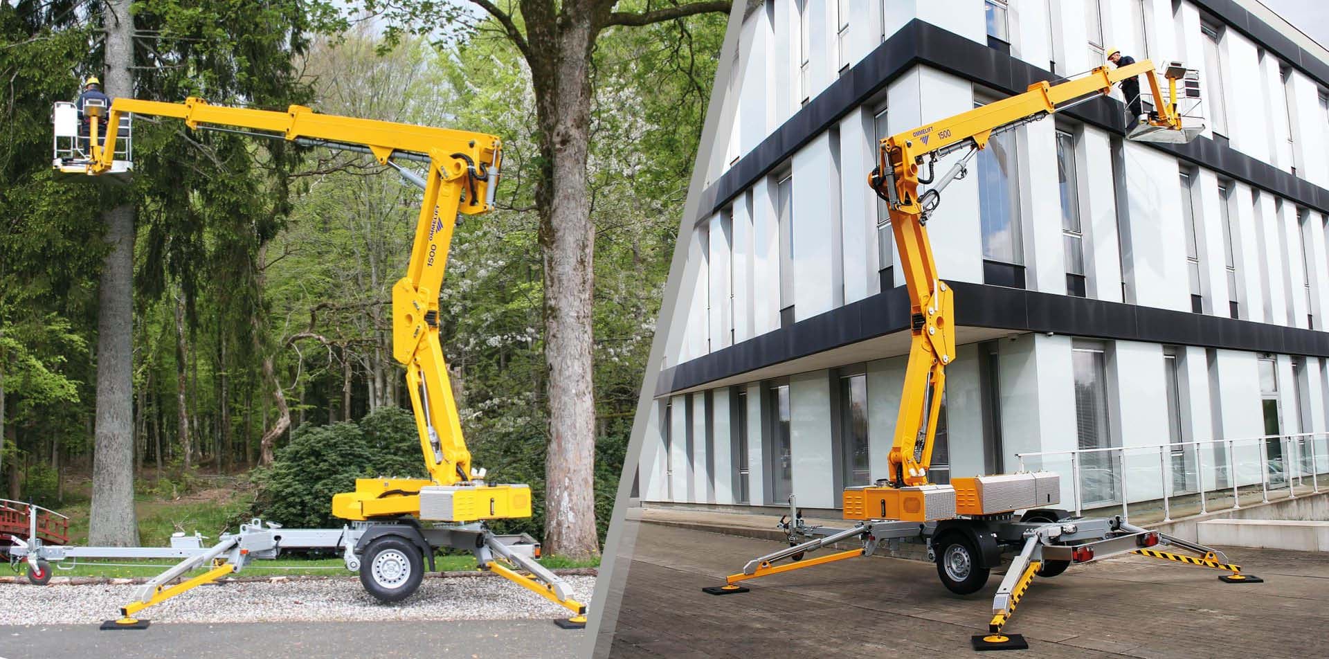OMMELIFT / Trailer lifts and crawler lifts