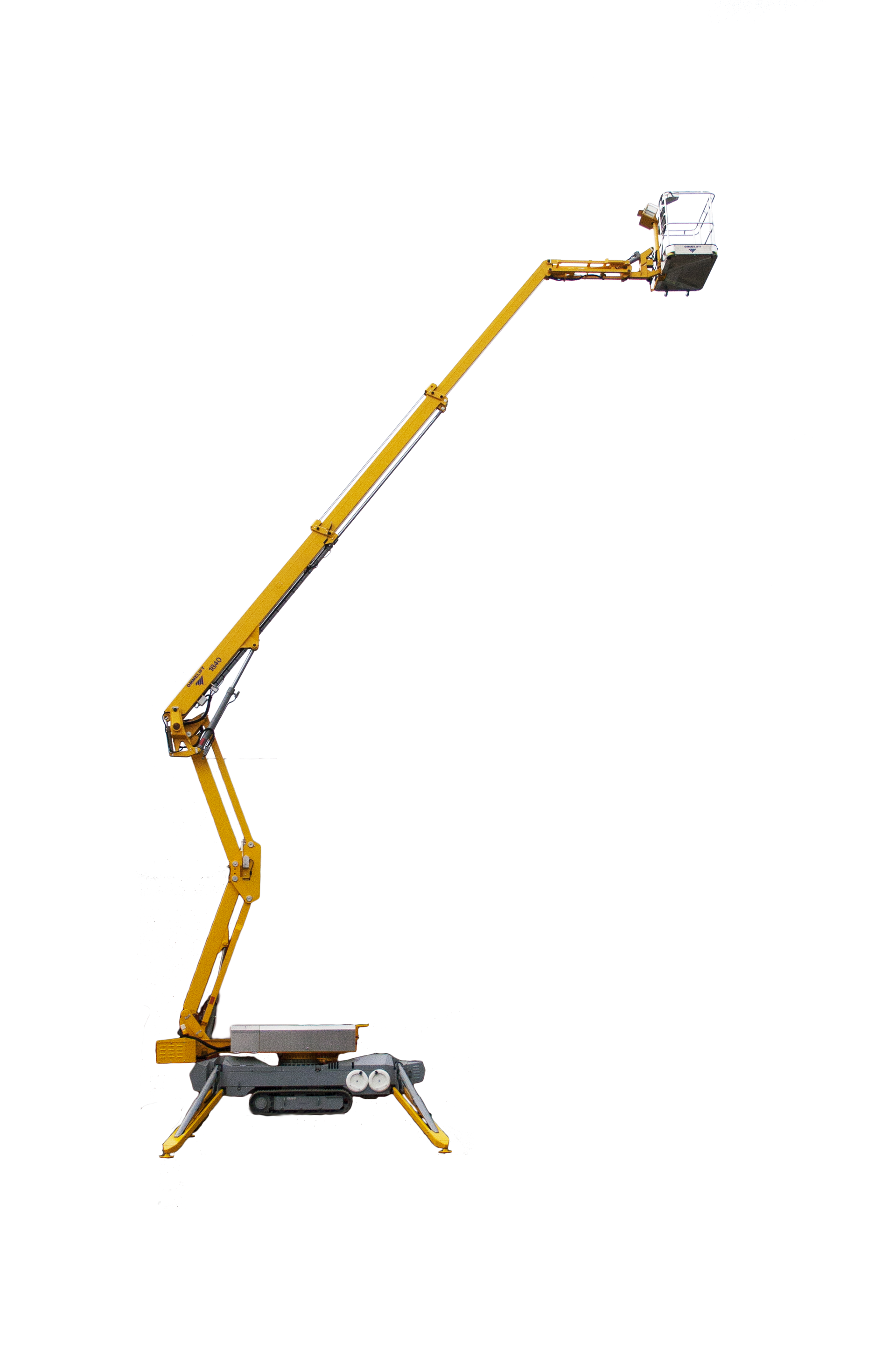 Articulated crawler lifts