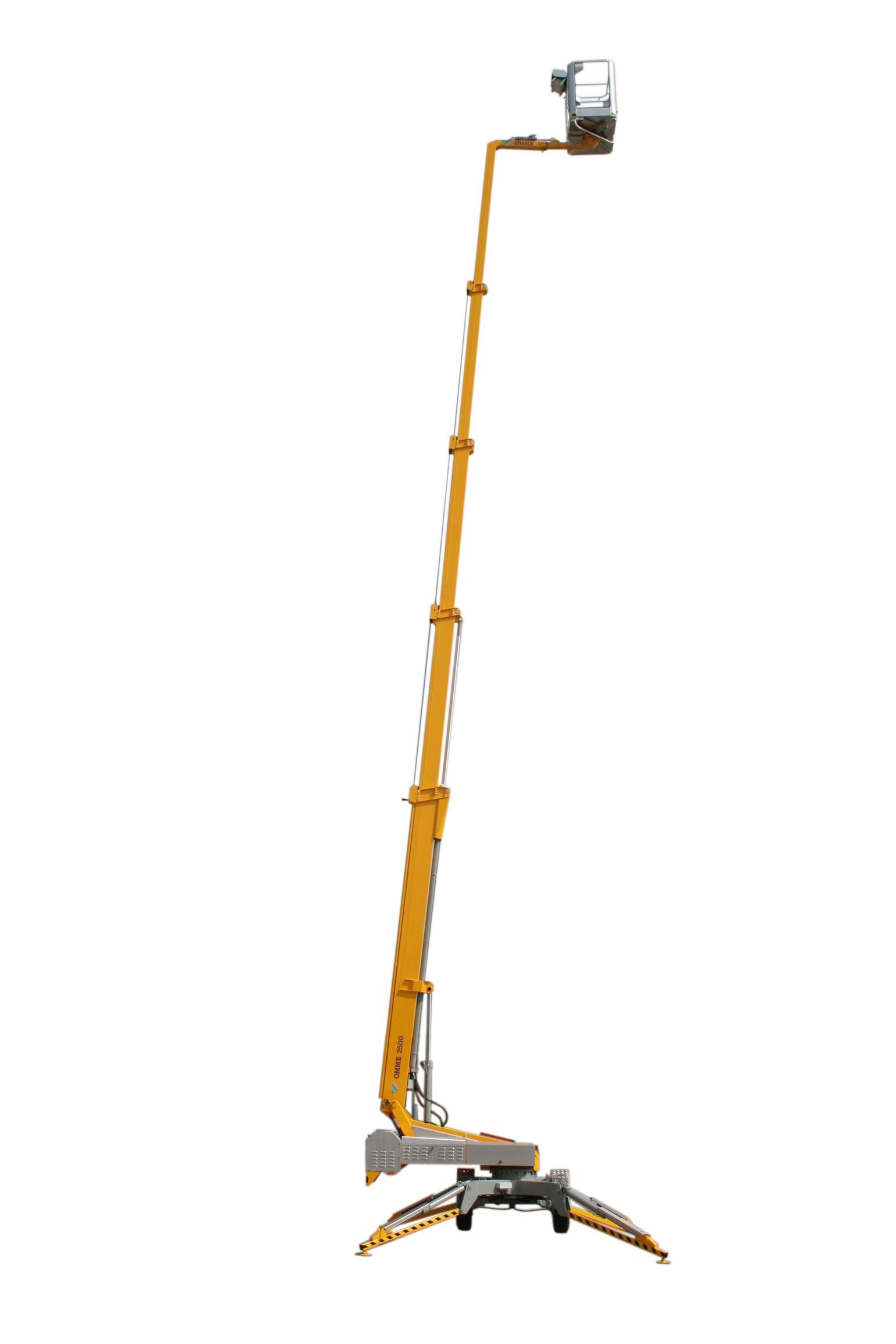 2500 e telescopic trailer lift